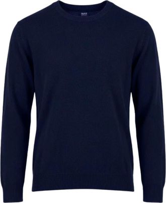 Suns Pull &agrave; col rond - Homme - Pulls - Bleu - Taille: M
