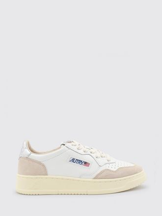 Autry Medalist Low Sneaker aus glattem Kalbsleder mit Kontrastdetails