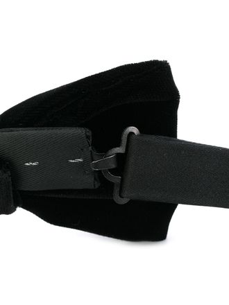 Saint Laurent Fliege in Samtoptik - Schwarz