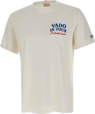 MC2 Saint Barth Homme, Tops, Blanc, Taille: M Portland Vado in Tour T-shirt
