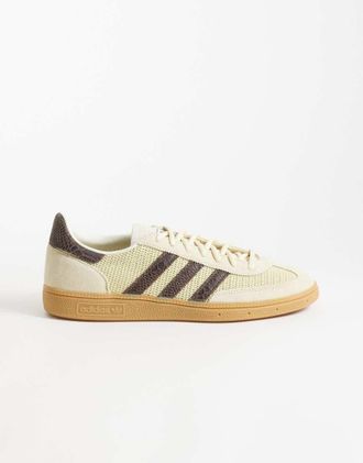 adidas Originals Handball Spezial - Baskets avec semelle en caoutchouc - Jaune/marron