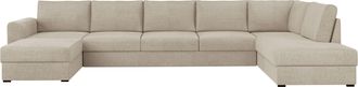 Mirjan24 Ecksofa Wilma Large Premium, 2 Bettkasten und Schlaffunktion Schlafsofa Bettsofa Eckcouch Polsterecke Sofa Couch Wohnlandschaft (Maya 03, Seite: Recht