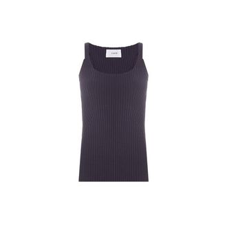 CAES Geripptes Tanktop - Grau