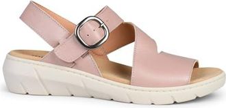 miMaO Sandales &agrave; semelle amovible en cuir Rose EU 42