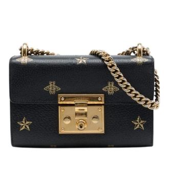 Gucci Sac bandouli&egrave;re rabat Pre-owned - Femme - Pre-owned - Noir - Taille: ONE Size