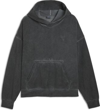 Puma Erwachsene Washed Out Graphic Boxy Hoodie L, Dusky Gray