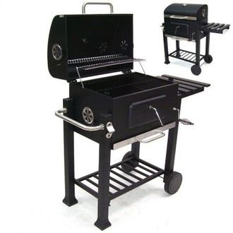 Apex Grillwagen xxl Holzkohlegrill Holzkohle bbq Grill Gartengrill Kohlegrill 56511