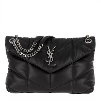 Saint Laurent Crossbody Bags - LouLou Monogramme Shoulder Bag S Leather - Gr. unisize - in Schwarz - f&uuml;r Damen