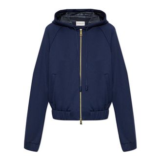 Moncler Hoodie - - Sweatshirts & Hoodies - Damen - Blau - L