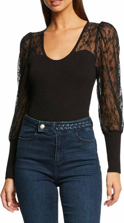 Morgan Damen 232-Mylene Pullover, Schwarz, XS