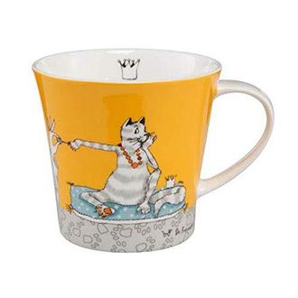 GOEBEL F&uuml;r meine Katze mach ich Alles, Henkelbecher aus Fine Bone China Mehrfarbig 0,35L, Ma&szlig;e: 13,5cm x 10,5cm x 9,5cm, 27-000-43-1