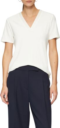 s.Oliver T-Shirt mit Satinausschnitt