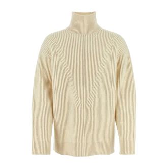 Jil Sander Homme, Pulls, Blanc, Taille: M HN LS Jumper