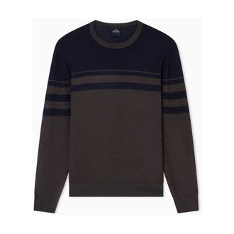 A|X Armani Exchange Rundhals-Strick - - Knitwear - Herren - Braun - S