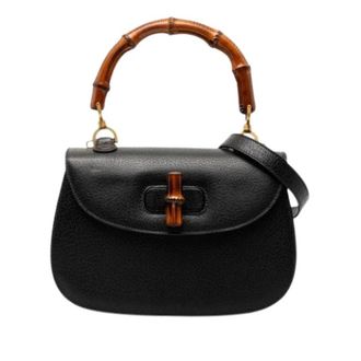 Gucci Pre-owned Bamboo Satchel - - Pre-owned - Damen - Schwarzk - ONE SIZE
