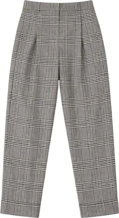 Max Mara Femme, Pantalons, Gris, Taille: 38 FR Prince de Galles Pantalons