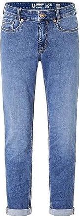 Paddock's Ranger Pipe Jean stretch pour homme Coupe slim, Bleu 80199 3695.4365, 40W x 30L