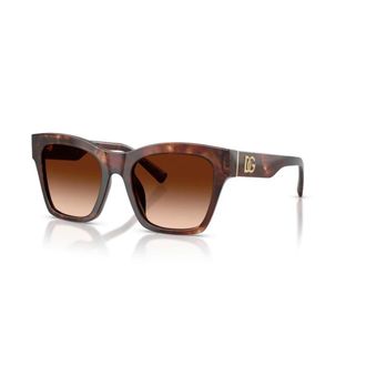 Dolce & Gabbana Eckige Sonnenbrille - - Accessories - Damen - Rot - 53 MM