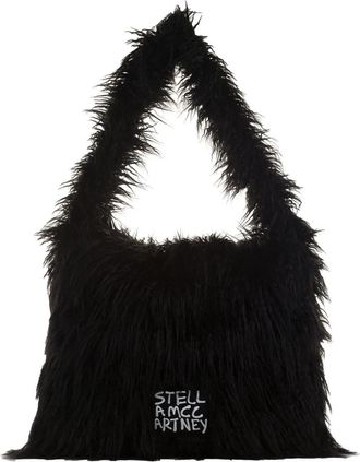 Stella McCartney Stella McCartney Hobo Bags - x Ed Curtis Faux Fur Shoulder Bag - Gr. unisize - in Schwarz - für Damen