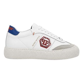 Philipp Plein unisex, Chaussures, Blanc, Taille: 40 EU Baskets Retrokickz Lo-Top