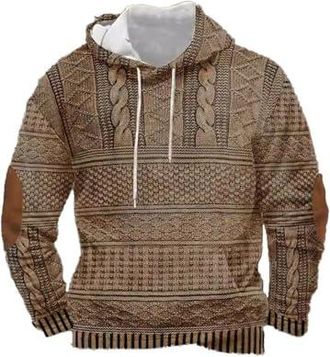 Generic Sweat a Capuche Homme Hooded Sweatshirt Sweats &agrave; Capuche Homme pour Sports Casual, Manches Longues pour Automne/Hiver, Confortable et Tendance
