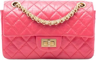 Chanel 2020 Quilted Aged Calfskin Reissue 2.55 Single Flap 224 crossbody bag - Rosa