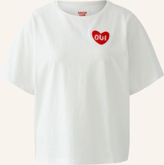 Oui T-Shirt weiss