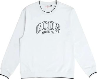 GCDS Gcds, Femme, Sweatshirts et sweats &agrave; capuche, Blanc, Taille: 36 FR SweaT-shirts