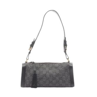 Gucci Pre-owned Sac bandouli&egrave;re en jean GG - Femme - Pre-owned - Noir - Taille: ONE Size