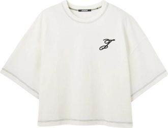 Jacquemus Femme, Tops, Blanc, Taille: 38 FR T-Shirt
