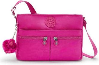 Kipling KIPLING New Angie, Crossbody Femmes, Fuchsia Vif, 10.75L x 8H x 3D