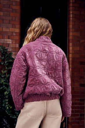 Next Steppjacke Gesteppte Samtjacke (1-St)