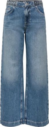 Only Only, Femme, Jeans, Bleu, Taille: W27 Vita alta Wide Leg Fit Jeans