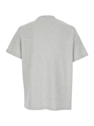 A.P.C. Mens T-Shirt Grey Organic Cotton T-Shirts And Polos