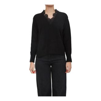 Twinset Damen, Strickwaren, Schwarzk, MGr&ouml;&szlig;e