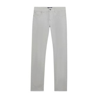 Brooks Brothers Homme, Pantalons, Gris, Taille: W38 Pantalon Cinq Poches en Coton Stretch Gris Clair
