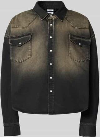 VETEMENTS Relaxed Fit Jeanshemd im Used-Look