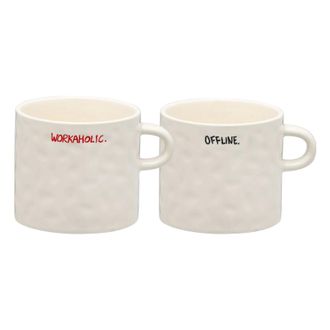 Anna + Nina Mugs All About Balance - Set de 2 Anna + Nina
