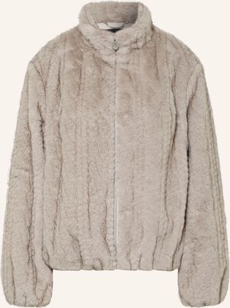 s.Oliver Black Label S.Oliver Black Label Kunstfell-Jacke grau