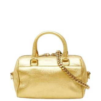 Saint Laurent Pre-owned Baby Duffle Leather 2way Bag - Femme - Pre-owned - Jaune - Taille: ONE Size