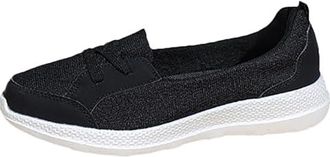 Generic Baskets Femme sans Lacets Respirantes Mocassins et Loafers Chaussures De Marche Extérieur Antidérapant Chaussures Orthopédiques Soutien De La Voûte Pl