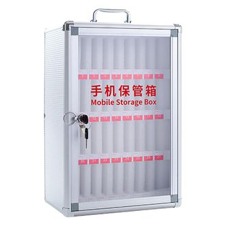 Generic Handy Aufbewahrungsbox, Handygarage, Freistehend/wandmontierbar, mit Schl&uuml;ssel, f&uuml;r Unternehmen, Schulen und Fitnessstudios(Medium)