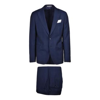 Paoloni Homme, Costumes, Bleu, Taille: XL Giacca Sfiancata