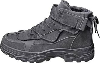 Generic Baskets Montantes Homme Chaussures de Randonn&eacute;e avec Doublure en Peluche Chaude Semelle &Eacute;paisse Antid&eacute;rapante Chaussures de Sport D&eacute;contract&eacute; Outdoor 