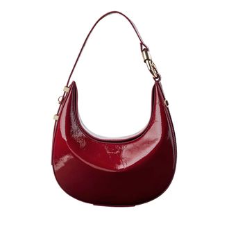 WEAT Crossbody Bags - Handtasche Halfmoon Bag Burgundy - Gr. unisize - in Rot - f&uuml;r Damen