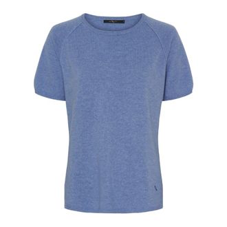 BTF-CPH Kaschmir & Merino T-Shirt - - Knitwear - Damen - Blau - L