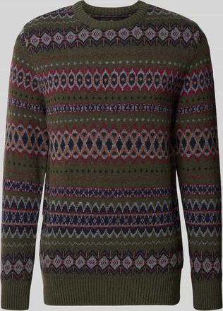 Barbour Pullover mit Jacquardstruktur
