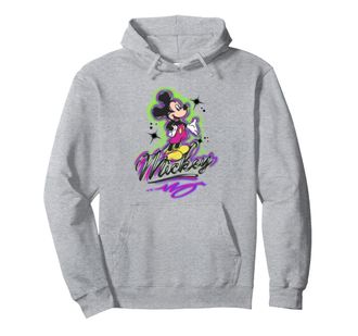 Disney Mickey And Friends Mickey Mouse Airbrush Portrait Pullover Hoodie