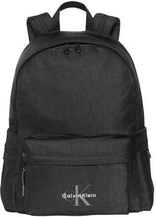 Calvin Klein Homme Bold Round Backpack Lv04D3114G Sac &agrave; Dos, Black (Black), Taille Unique
