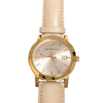Burberry Montre Pre-owned - Femme - Pre-owned - Beige - Taille: ONE Size